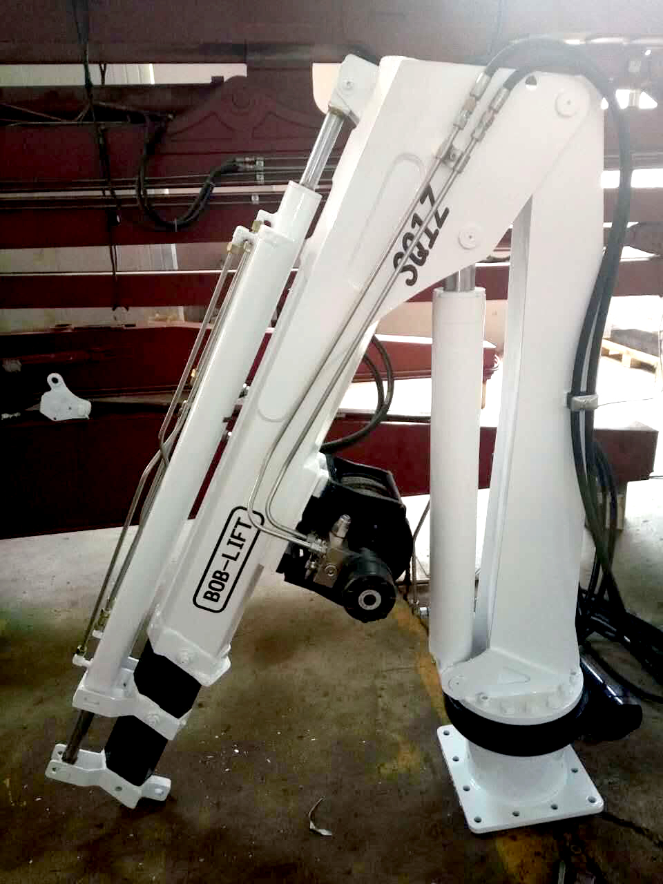 China 1 Ton Knuckle Boom Marine Crane BOB LIFT China 1 Ton Knuckle Boom Marine Crane BOB LIFT